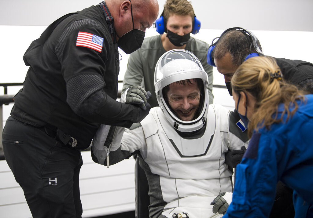 Nasa-SpaceX crew returns from record mission aboard International Space ...
